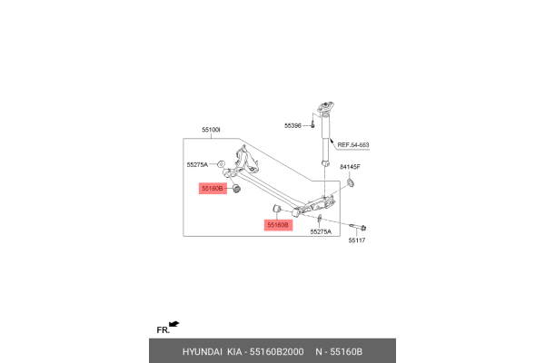 KIA 55160-B2000 55160-B2000