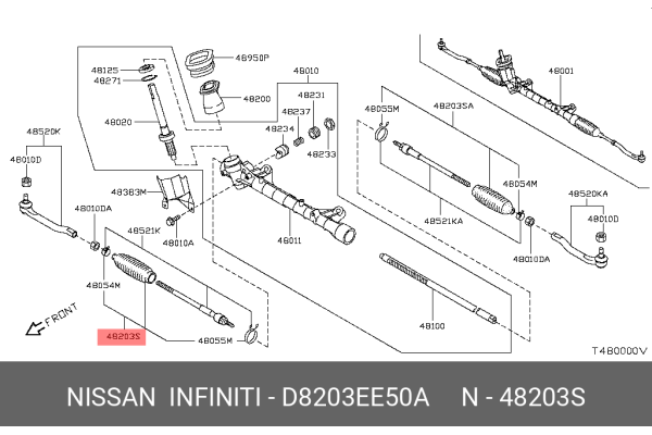 NISSAN D8203-EE50A D8203-EE50A