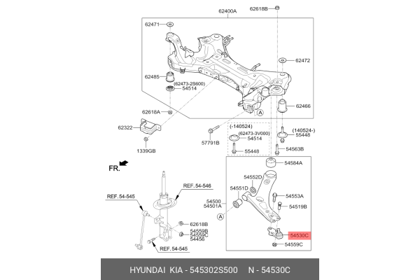 HYUNDAI 54530-2S500 54530-2S500