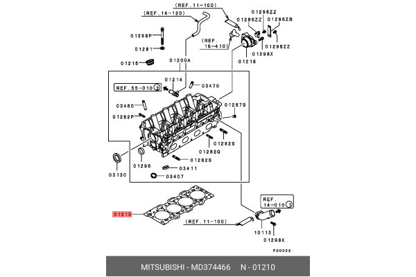 MITSUBISHI MD374466 MD374466