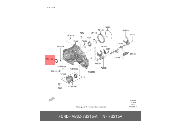 FORD AB3Z7B215A AB3Z7B215A