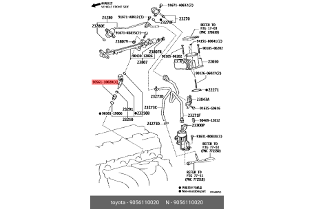 TOYOTA 9056110020 9056110020