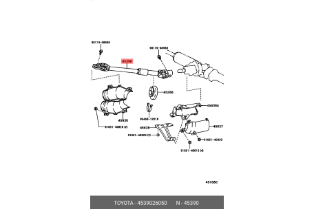 TOYOTA 4539026050 4539026050