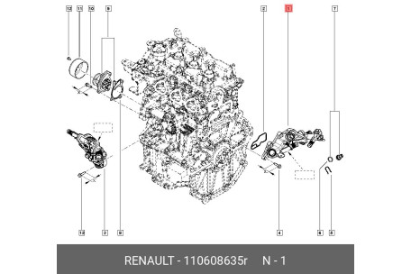 RENAULT 110608635R 110608635R