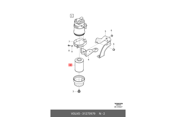 VOLVO 31273979 30 681 552,31273979,30794824,6G9N-9176-AB,1471 765