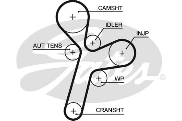 GATES 5634 XS 96440343