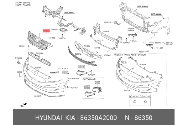 Hyundai / KIA 86350A2000 86350A2000