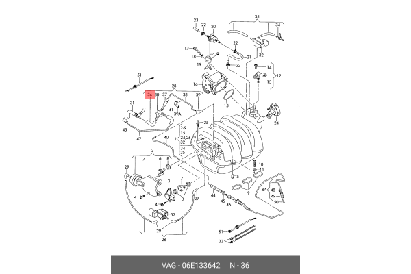 VOLKSWAGEN 06E133642 06E133642