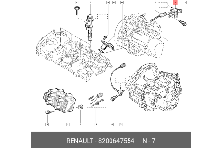 RENAULT 8200647554 8200647554