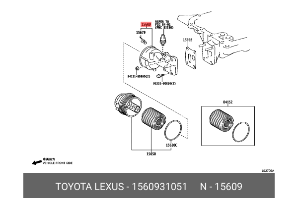 TOYOTA 1560931051 1560931051