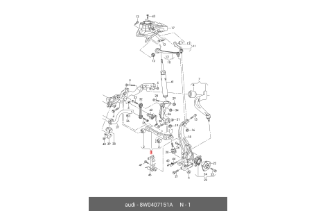 VAG 8W0 407 151 A 8W0 407 151 C