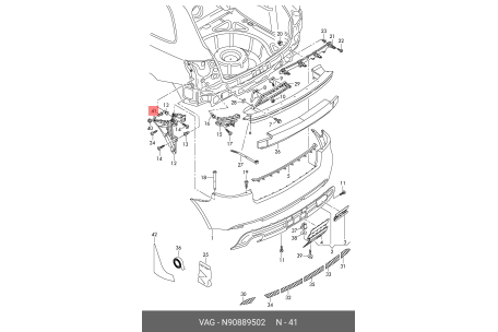 VOLKSWAGEN N 90889502 N 90889502