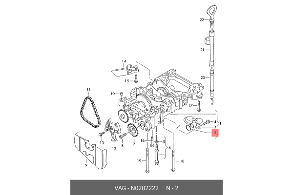 VAG N0282222 N0282222