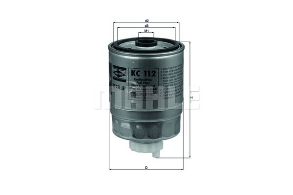 MAHLE/KNECHT KC 112 YJ21-13-ZA5,PN12-13-ZA5