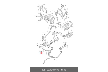 VOLKSWAGEN 059121086BG 059121086BG