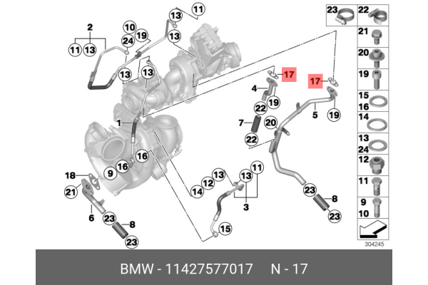 BMW 11427577017 11427577017