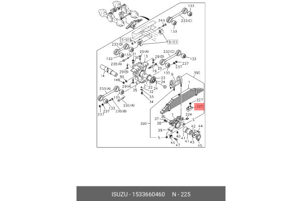 ISUZU 1-53366-046-0 1-53366-026-0,1-53366-026-1,1-53366-046-0,1-53366-046-1