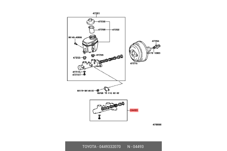 TOYOTA 04493-32070 04493-32070,04493-32110,04493-33020,04493-33060 ...