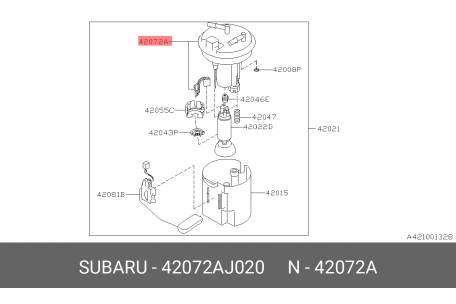 SUBARU 42072-AJ020 42072-AJ020,42072-AJ030,42070-AJ020