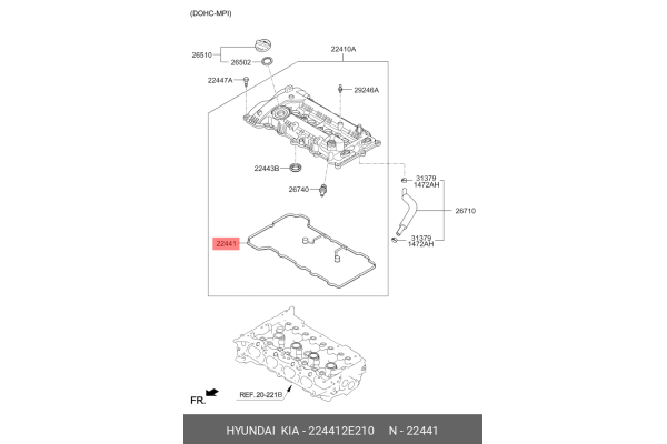 Hyundai / KIA 224412E210 224412E210