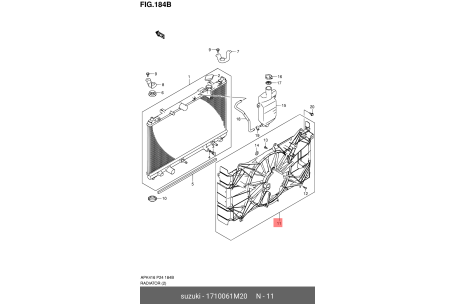 SUZUKI 1710061M20 1710061M20