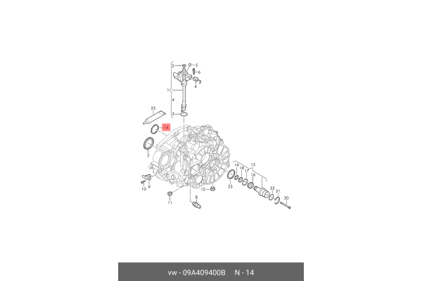 VOLKSWAGEN 09A409400B 09A409400B