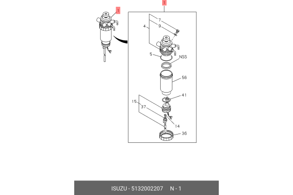 ISUZU 5132002207 5132002207
