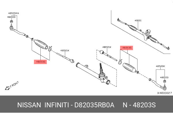 NISSAN D8203-5RB0A D8203-1HK0A,D8203-5RB0A
