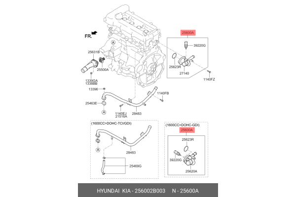 HYUNDAI 256002B003 256002B003