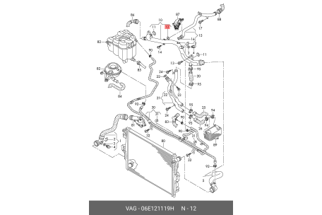 VOLKSWAGEN 06E121119H 06E121119H
