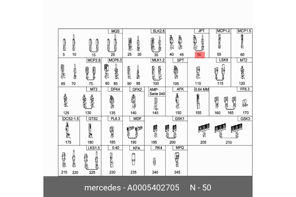 MERCEDES-BENZ A0005402705 A0005402705