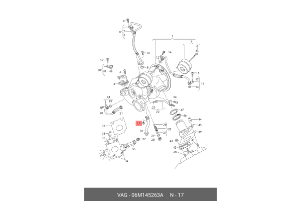 VOLKSWAGEN 06M145263A 06M145263A