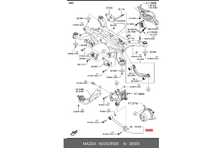 MAZDA KD35-28-500 KD35-28-500