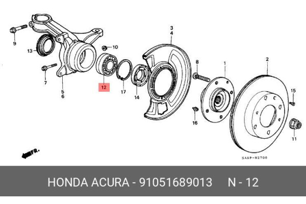 HONDA 91051-689-013 91051-689-003,91051-689-004,91051-689-013,91051-689 ...
