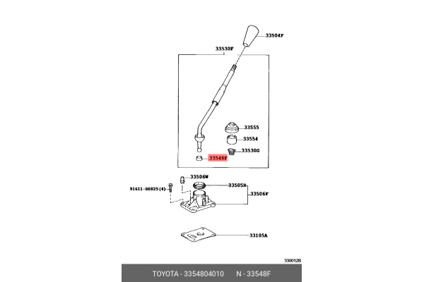 TOYOTA 3354804010 3354804010