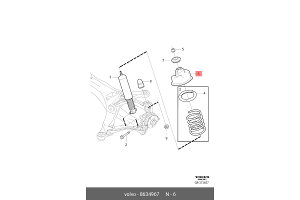 VOLVO 8634967 31277888,8634967