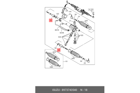 ISUZU 8-97374-354-0 8-97374-354-0