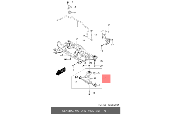 CHEVROLET 96391851 96391851,96415064