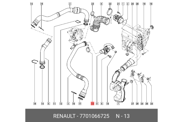 RENAULT 7701066725 7701066725