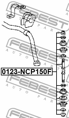 FeBest 0123-NCP150F 48821-52040_KIT,1014001670_KIT,48819-70010_KIT