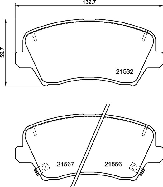 BREMBO P30123 58101-G4A05,58101-A7A01
