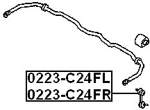 FeBest 0223-C24FL MR992309,54668-4N001,4056A192