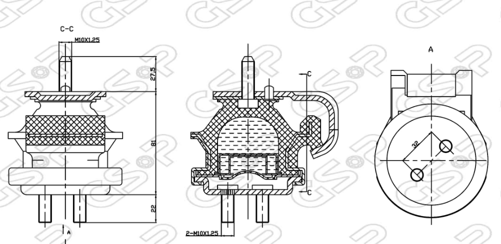 GSP 514730 11610-66J00,11610-65J02