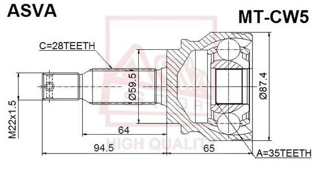 ASVA MT-CW5 3815A068_JCO