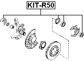 FeBest KIT-R50 40210-2S600_HWK,40210-50W00,40210-50W00_KIT