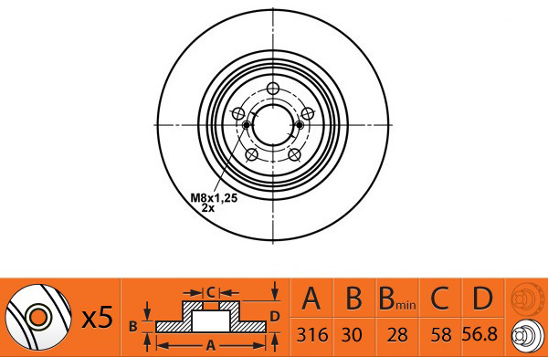 SB BR27110T 26300AG001,26300AG000