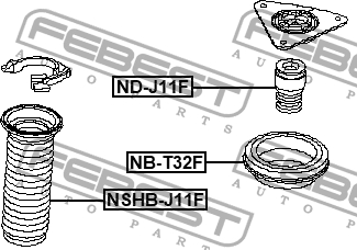 FeBest ND-J11F 54050-4CL0B,54050-HV10A
