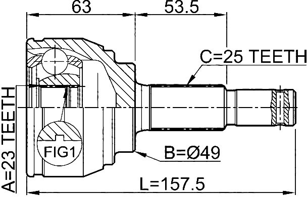 JIKIU JC22075 C9211-EL00B