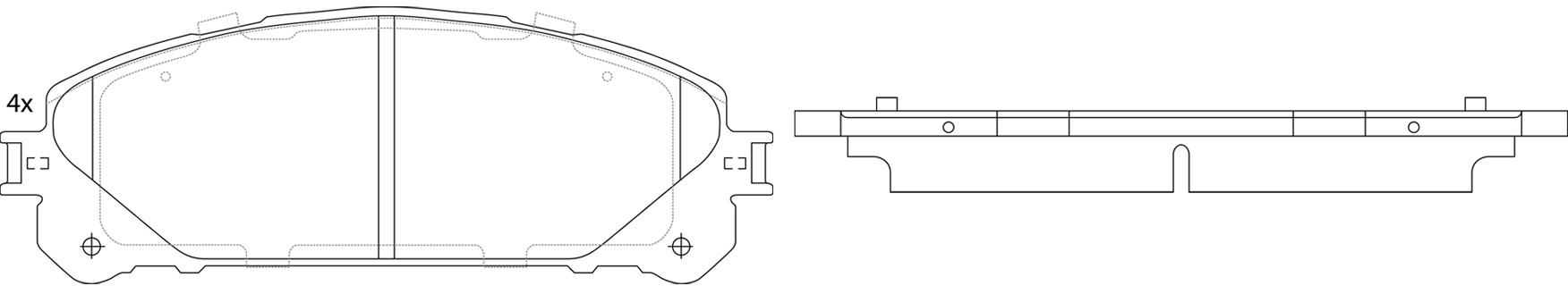 SB BP21845 04465-48170,04465-0E010,04465-48150,04465-48210