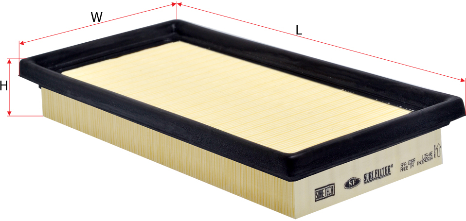 SURE FILTER SFA0399 17801-BZ150,1500A617,1500A399